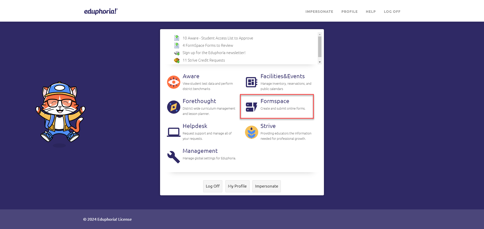 Submitting a Form in Formspace