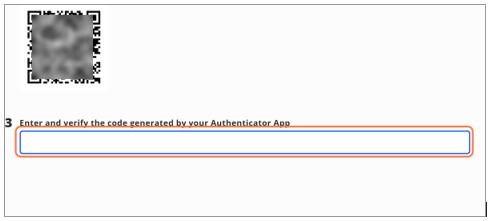 QR Code-Generate New from your SSO Settings