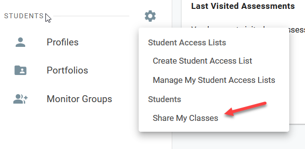 Creating a Student Access List