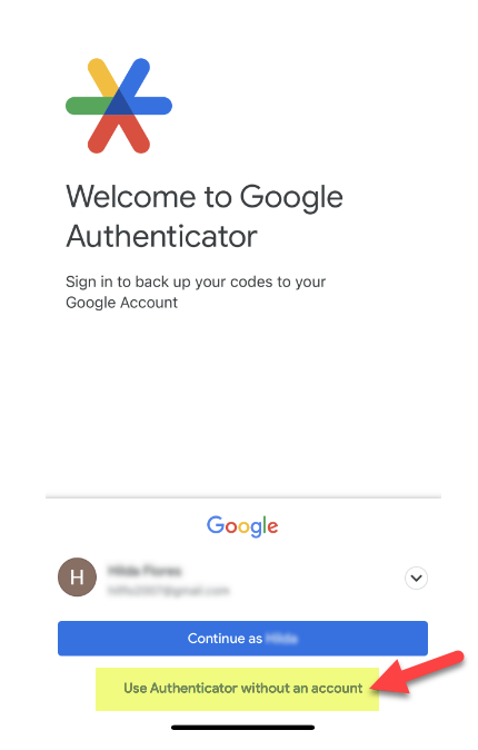 Google Authenticator App-Adding for SSO Access