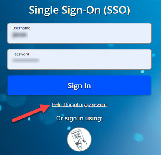 SSO Password Resetting-from ClassLink Login Screen