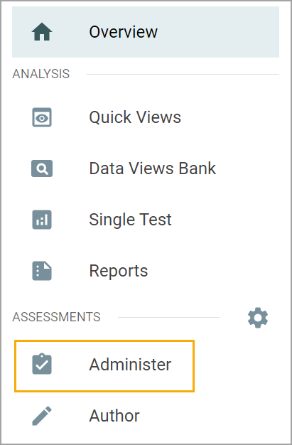 Administering an Online Assessment